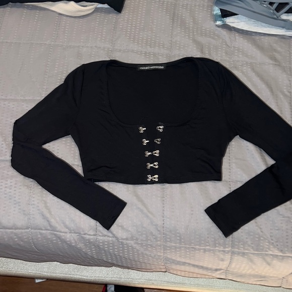 Naked Wardrobe Tops Naked Wardrobe Crop Top Poshmark